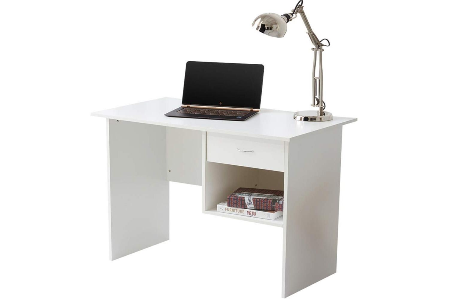Raygar Computer Desk with Drawer | White | Ireland