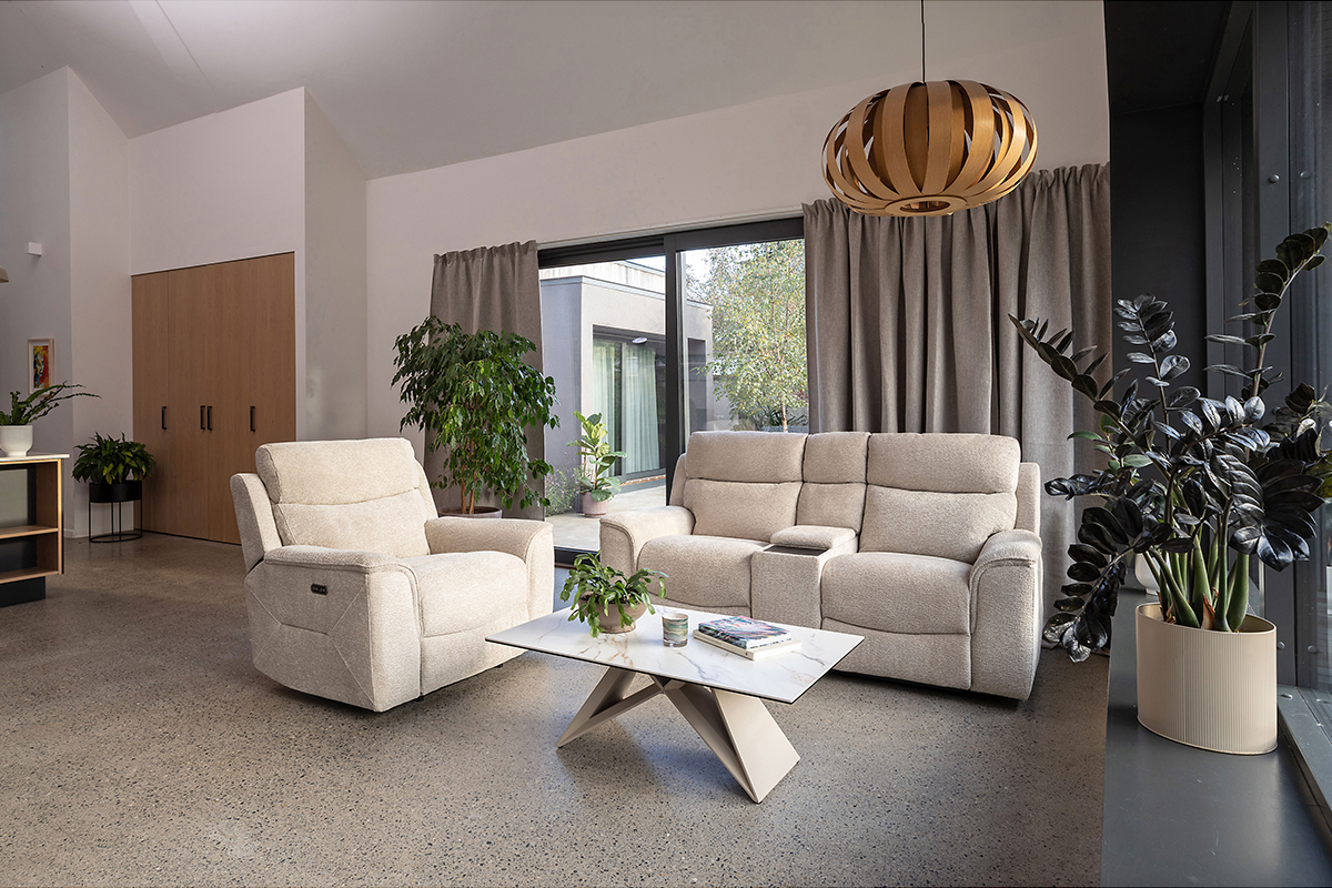 Kent Armchair | Power Recliner | Fabric | Mink | Ireland