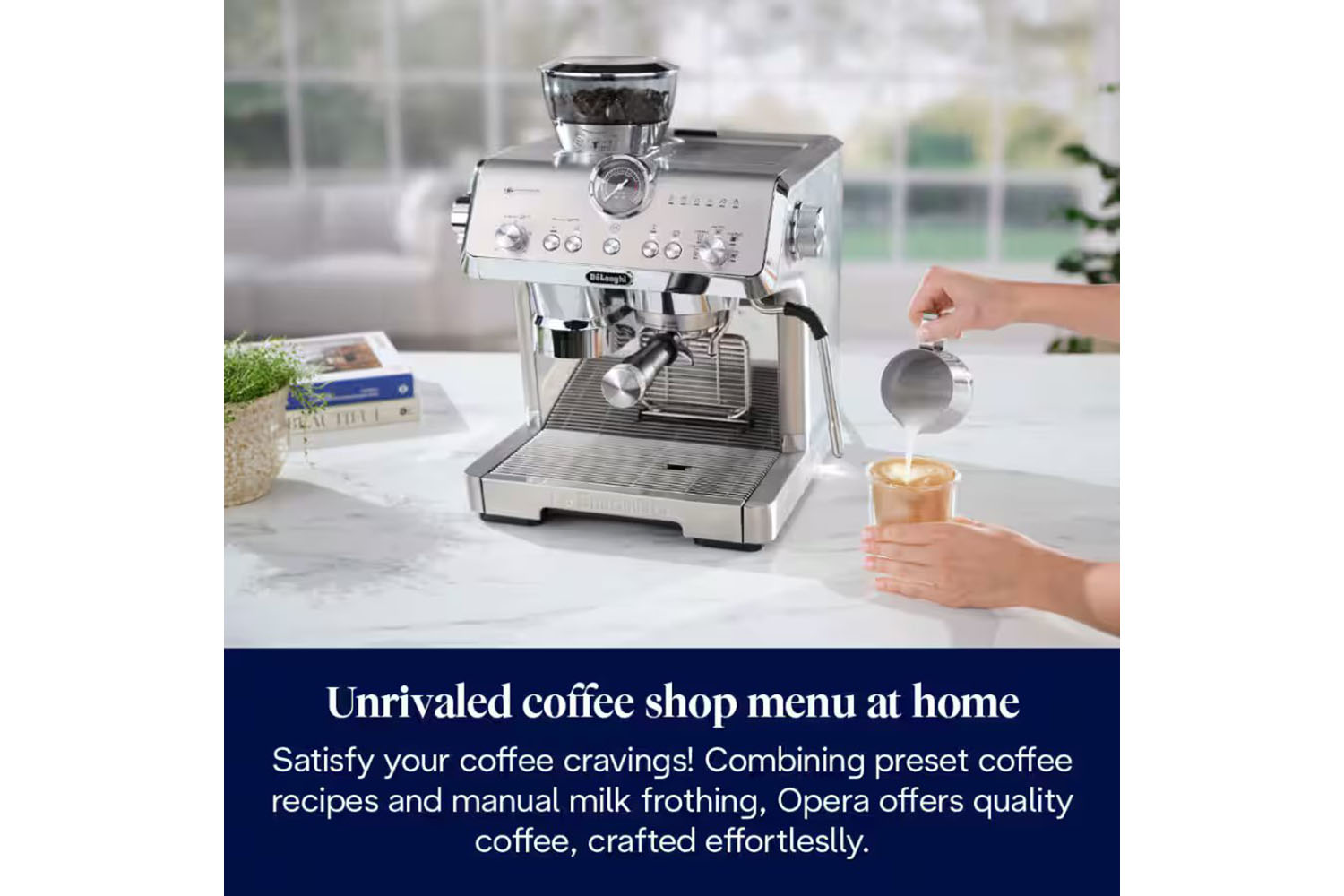 DeLonghi La Specialista Opera Manual Bean to Cup Espresso Coffee ...