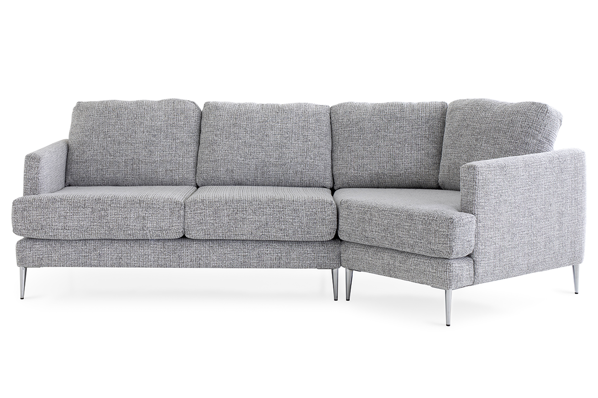 Oliver Corner Sofa | Silver | Ireland