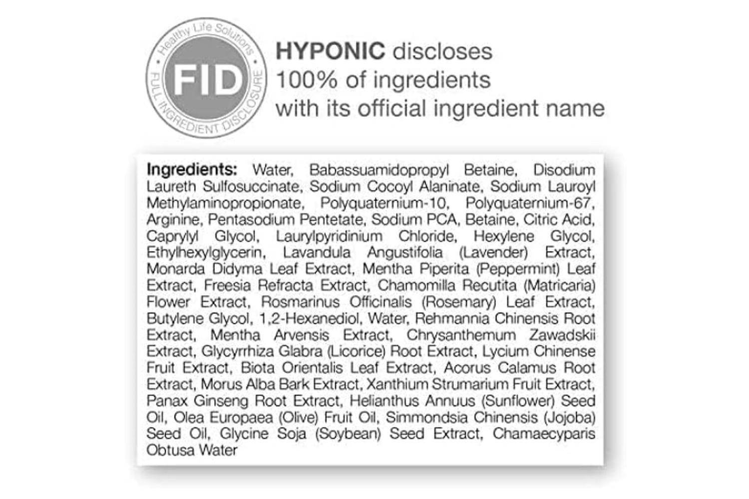 Hyponic Hypoallergenic Shampoo - All Breeds | Dog Shampoo | Natural ...
