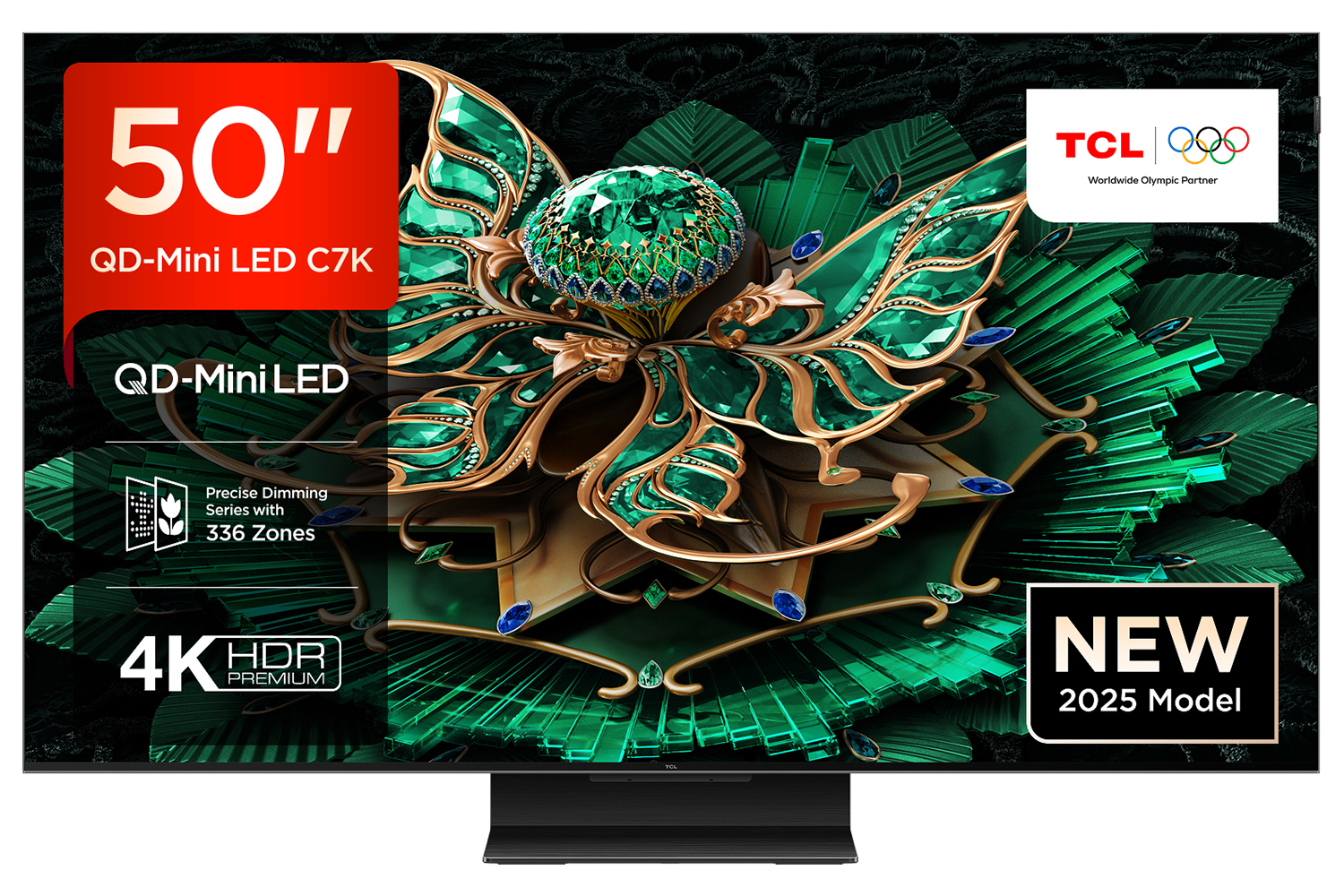 TCL 50" QLED 4K Ultra HD Mini LED Smart TV | 50C7K | Ireland