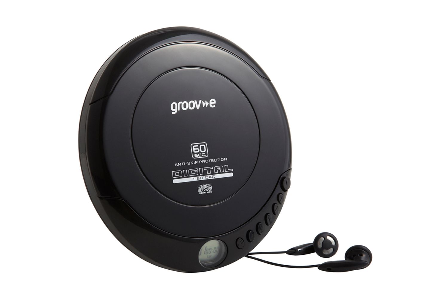 Groove Black Portable Cd Player | Personal Cd Player | Compact | Ireland