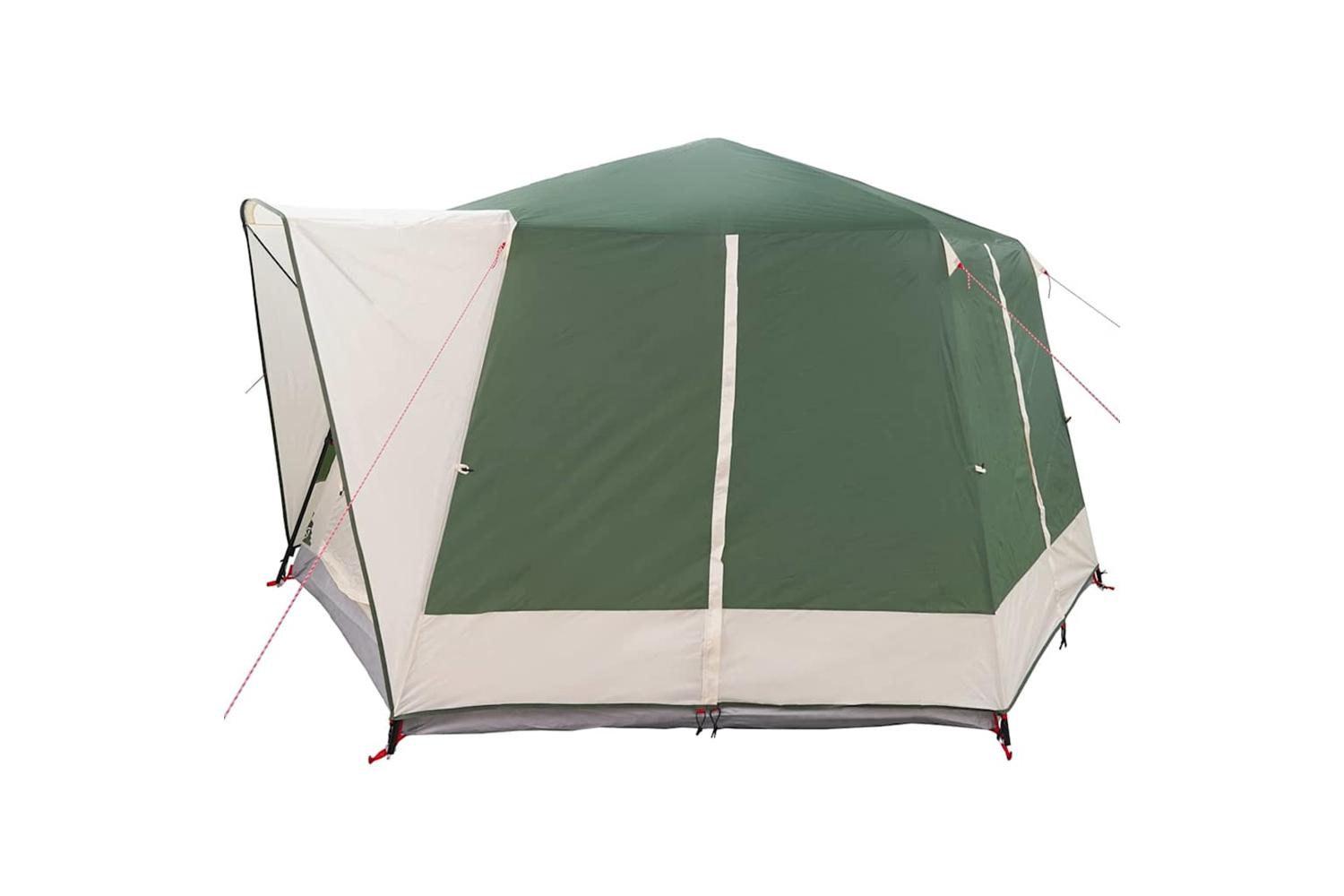 Cabin Tent With Roof Green And White 333 X 317 X 194 Cm | Ireland
