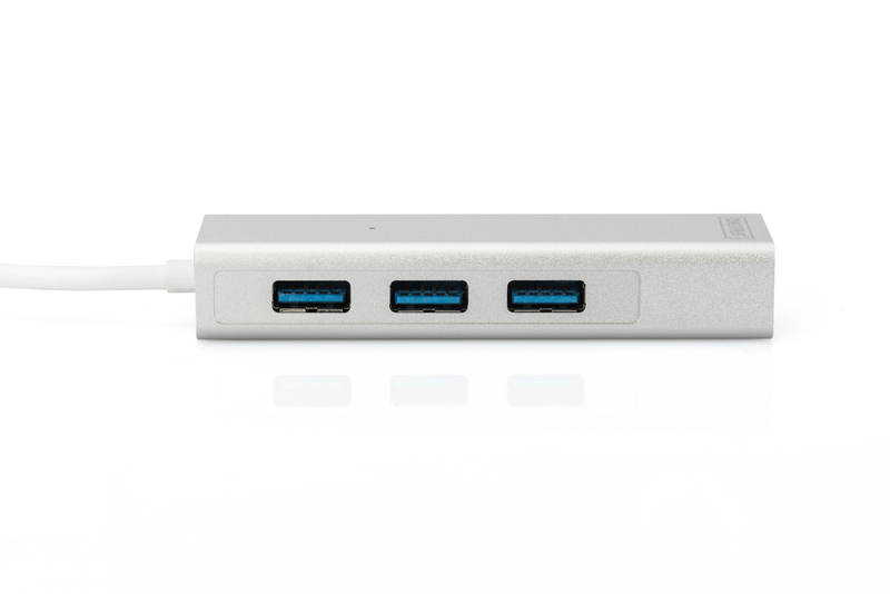 Manhattan USB 3 Port Hub & Lan Adapter | Ireland
