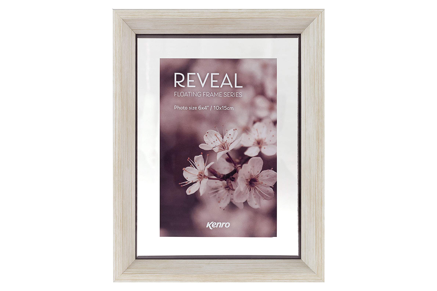 Kenro Reveal Series 6x4" Floating Photo Frame | Natural | Ireland