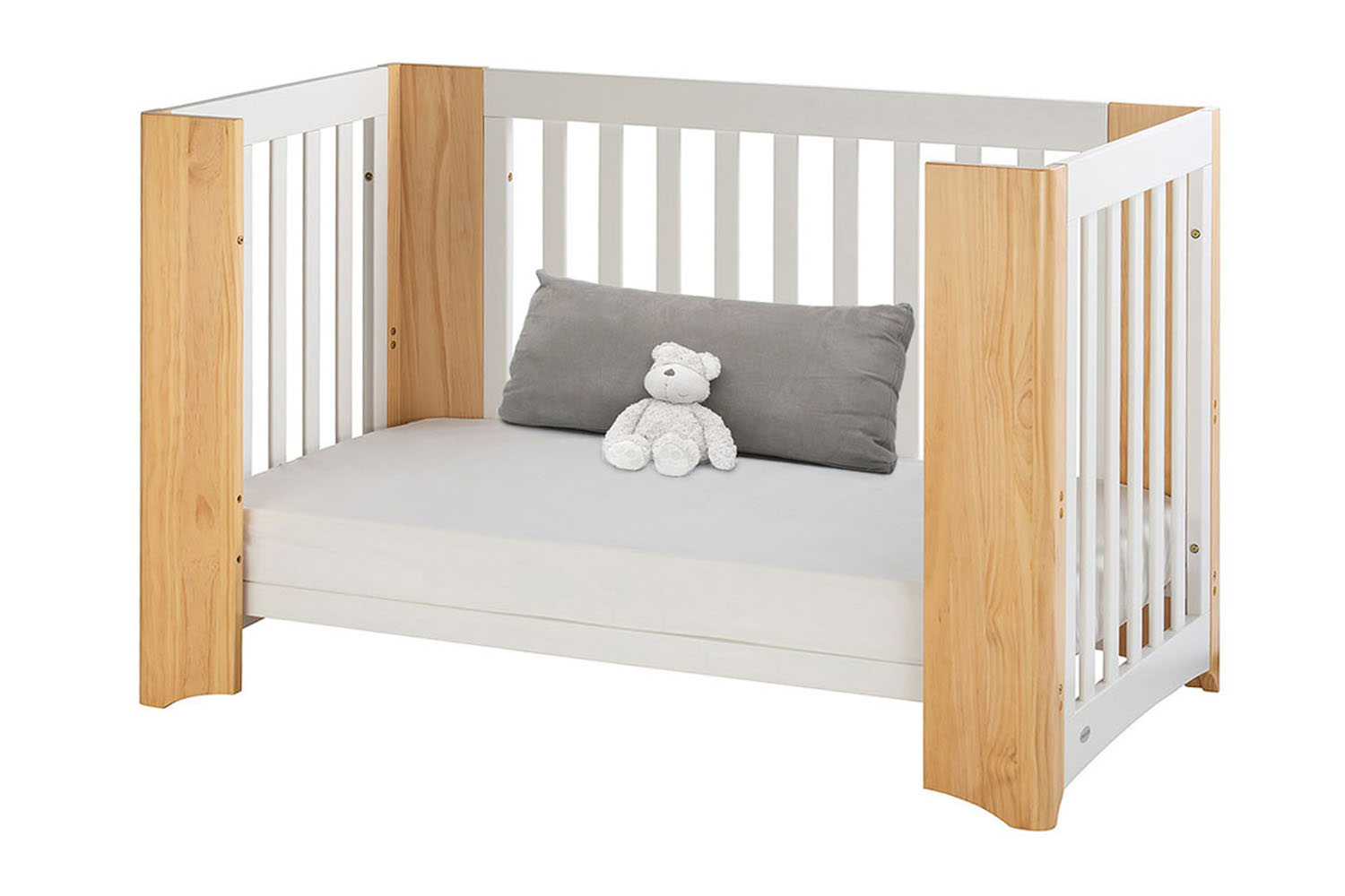 Cocoon Evoluer 4 in 1 Crib, Cot Bed, Toddler Bed & Sofa | White ...