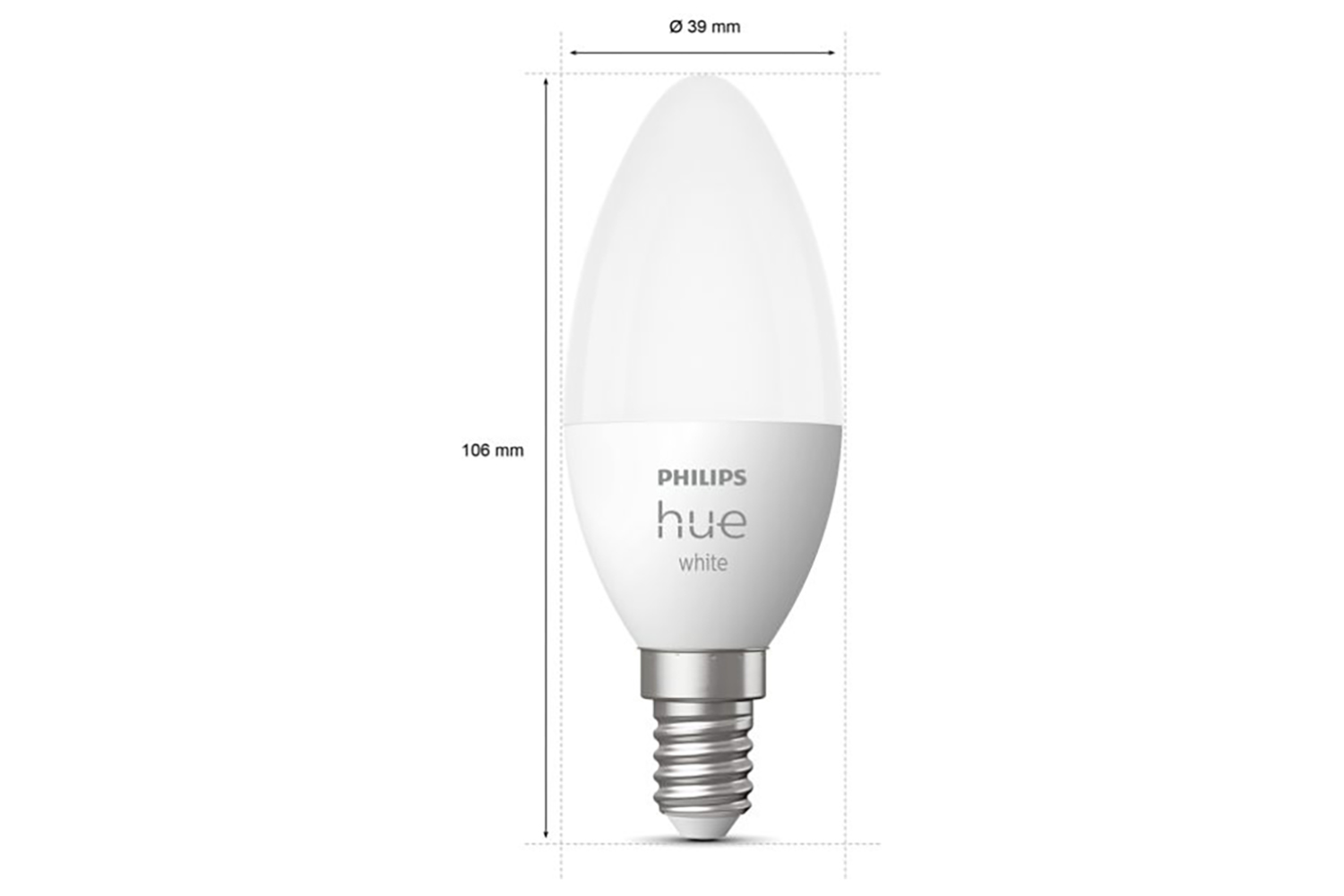 Philips Hue E14 Smart LED Bulbs | 2 Pack | Ireland