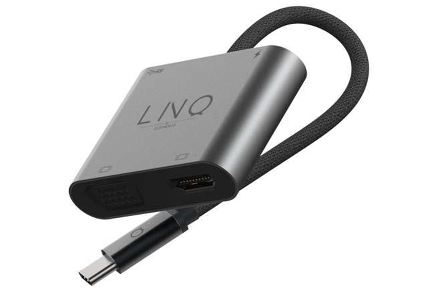 LINQ 4-in-1 USB-A USB-C VGA-HDMI Adapter | Ireland