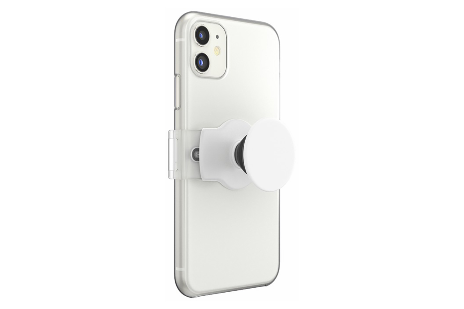 Popsocket Slide Stretch PopGrip with Square Edges | White | Ireland