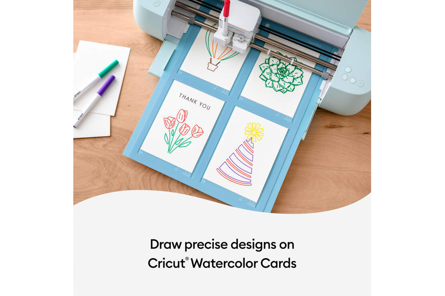 Cricut R40 Watercolor Cards | 10 ct | Ireland