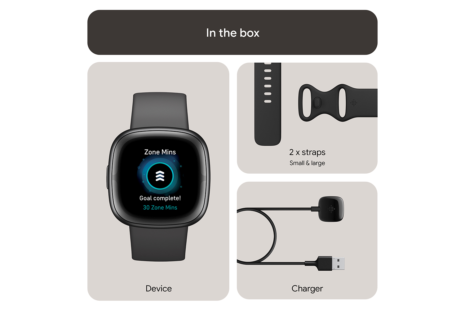 Fitbit Sense 2 Smartwatch | Shadow Grey & Graphite | Ireland