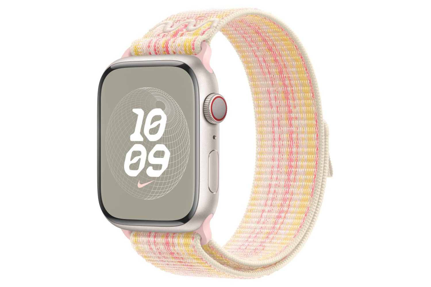 Apple Watch | 45mm | Starlight/Pink Nike Sport Loop | Ireland