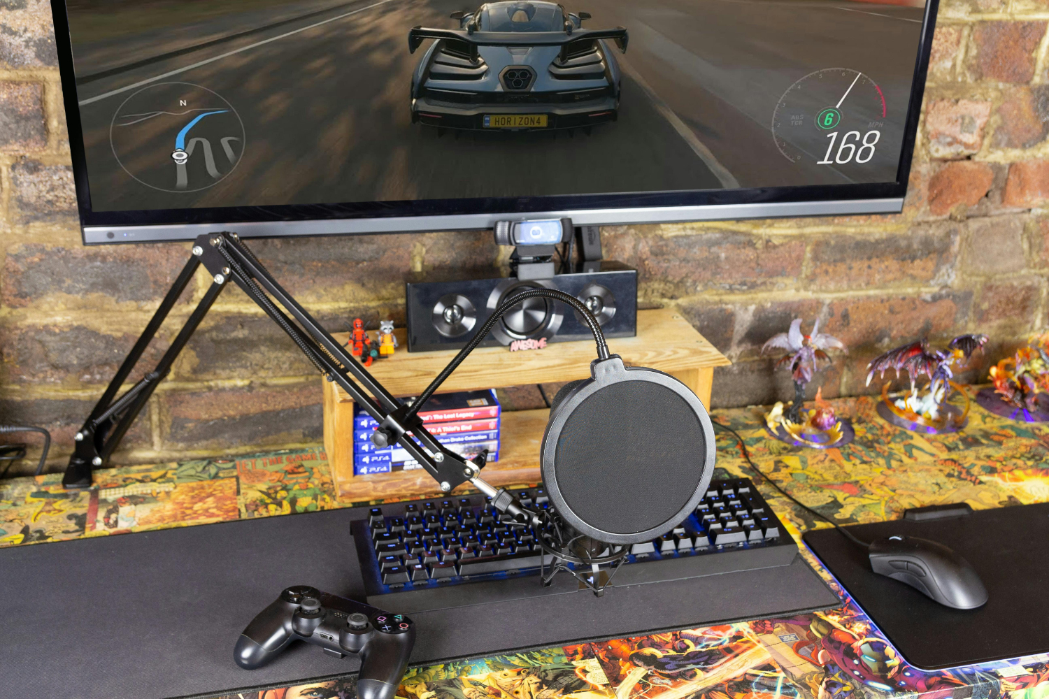 Strmd Vlogging Superkit With Carioid Microphone & Popup Green Screen ...