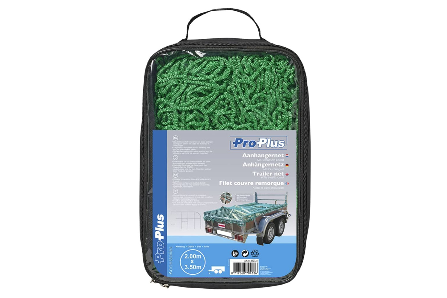 Proplus Trailer Net 2.00x3.50m With Elastic Cord | Ireland