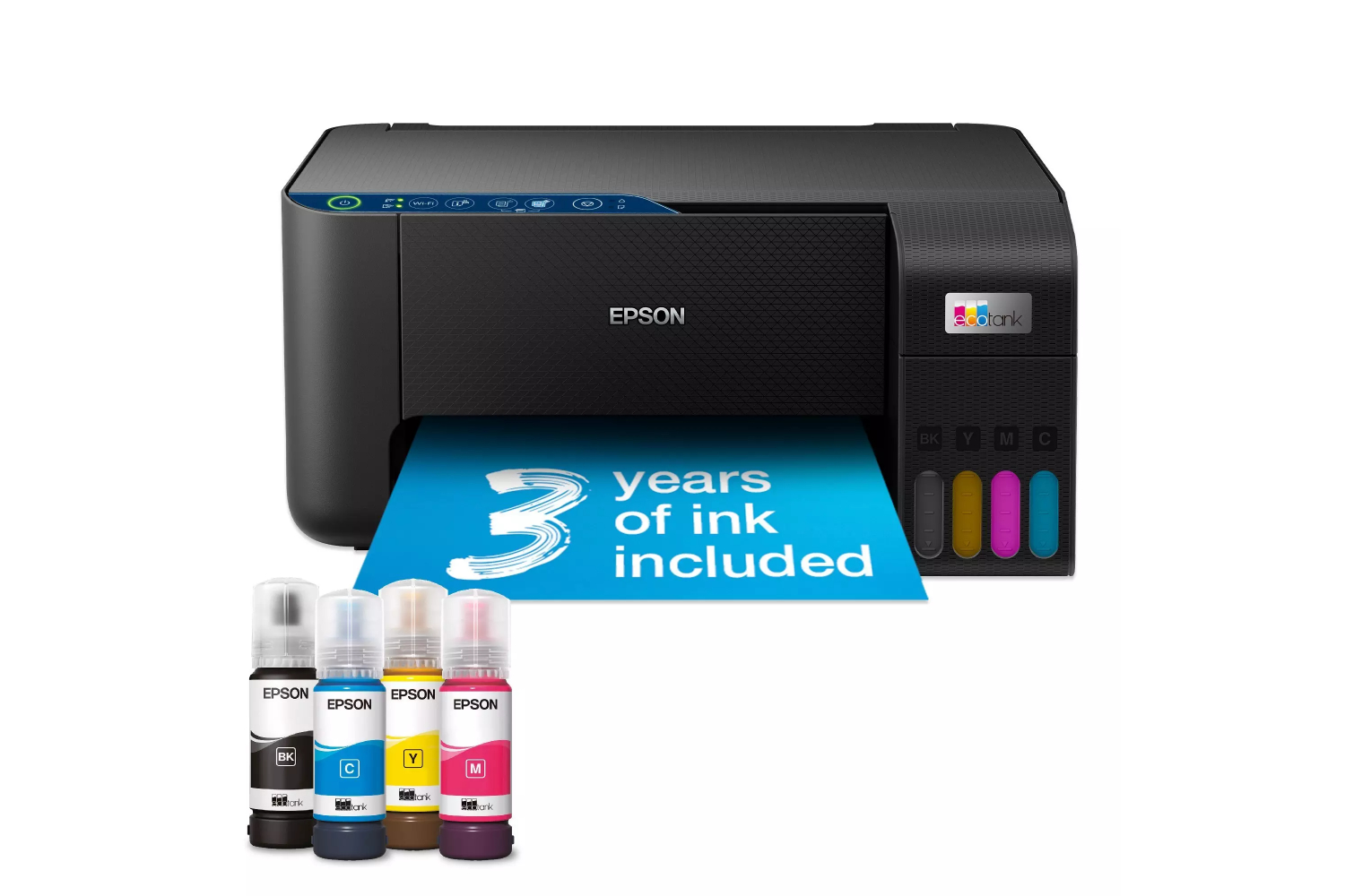 Epson EcoTank ET-2861 A4 Multifunction Wi-Fi Ink Tank Printer | Black ...