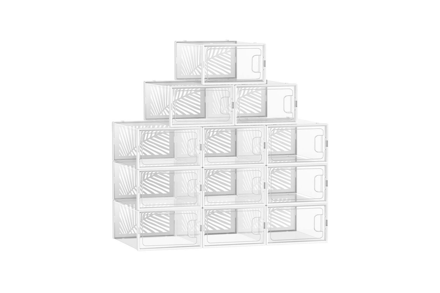 Songmics Lsp106w12 Plastic Shoe Box Ireland