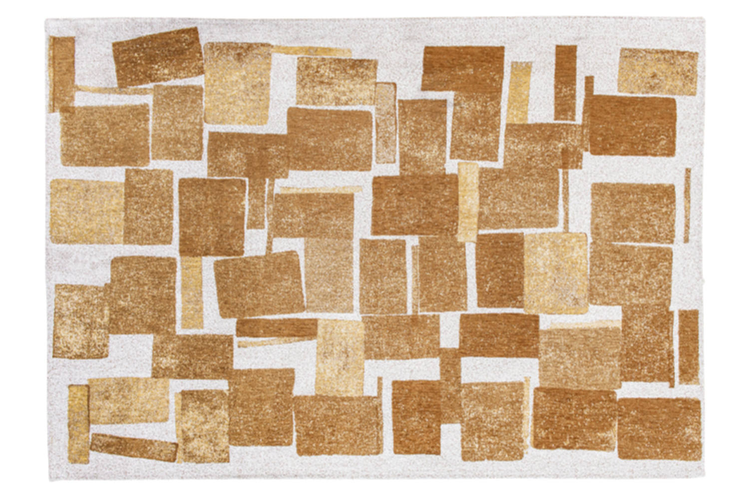 Eco Lucia Nuggets Rug | White/Orange | 200 x 280 cm | Ireland