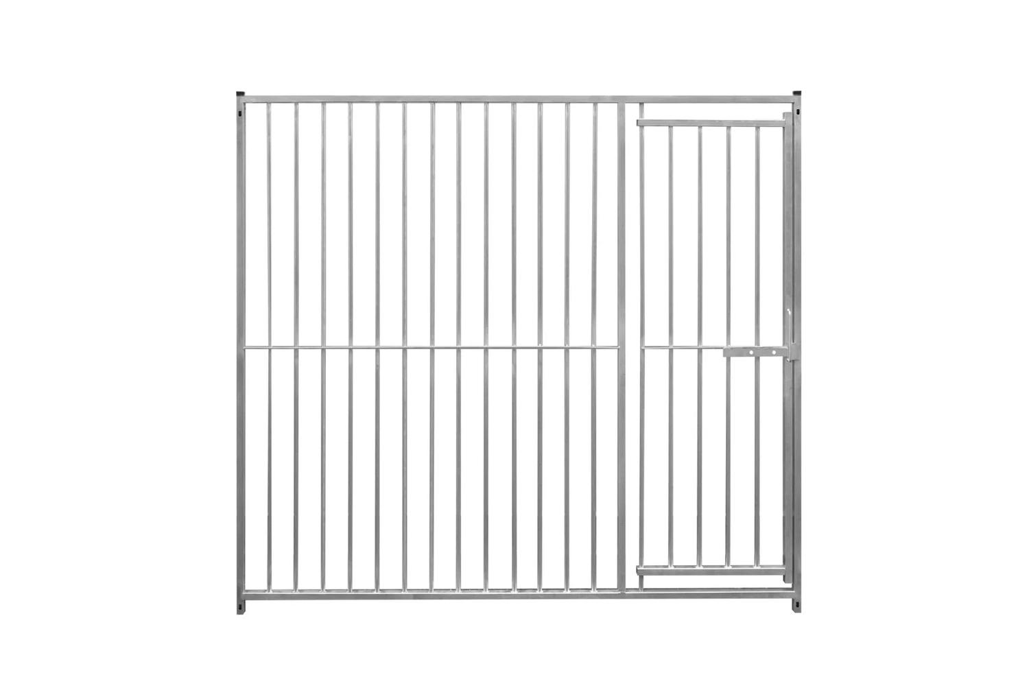 Monstershop 2m Dog Run Panel with Ground Fixing Brackets | 8cm Bar ...